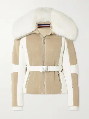 Fusalp Gitu Belted Ski Jacket - Neutrals