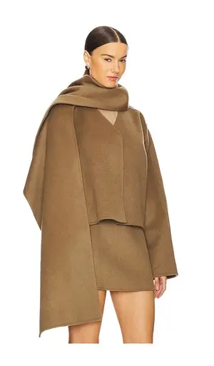 L'academie Milly Wool Jacket - Olive Green