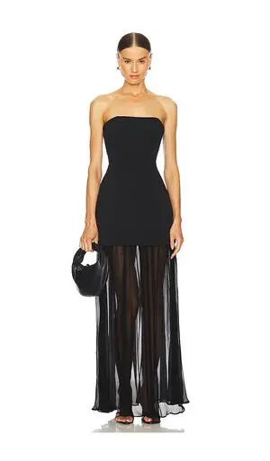 L'academie Amiens Gown - Black