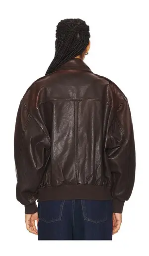 LAMARQUE Trevanna Leather Jacket - Rub Off Brow