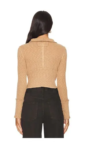 Free People X We The Free Midnight Half Zip Sweater
