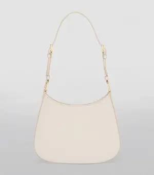 Prada Patent Leather Cleo Shoulder Bag - Neutral