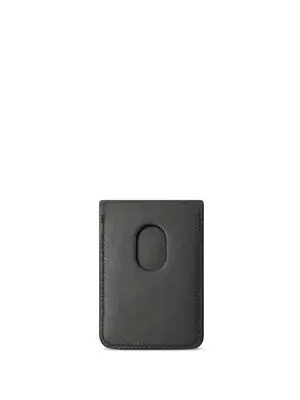 Burberry Check Magnetic Card Holder - Brown
