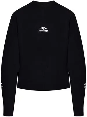 Balenciaga Logo-embroidered Sweater
