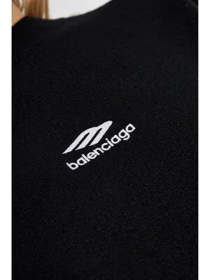 Balenciaga Logo-embroidered Sweater