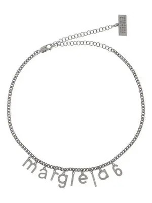 MAISON MARGIELA Logo Necklace - Silver
