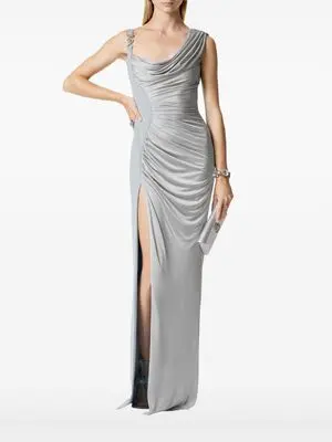 Versace Medusa '95 Draped Gown - Grey