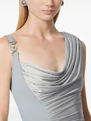 Versace Medusa '95 Draped Gown - Grey