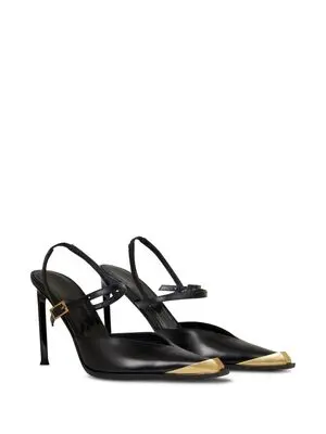 Etro 100mm Leather Pumps