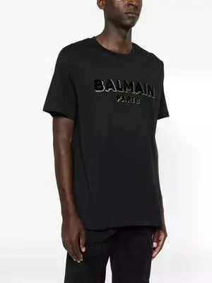 Balmain Logo-print Cotton T-shirt