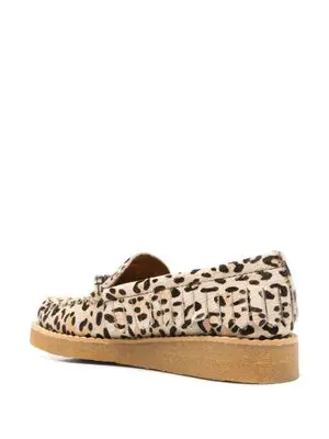 FORTE_FORTE Crystal-embellished Loafers - Brown