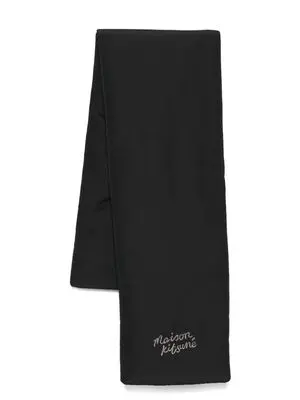 Maison Kitsuné Puffer Scarf - Black