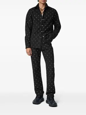 Versace Cielo Stellato Straight Leg Jeans