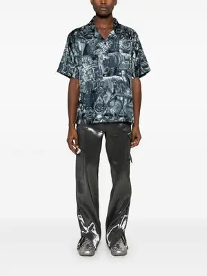 Givenchy Hubert Objects-print Silk Shirt