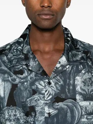 Givenchy Hubert Objects-print Silk Shirt