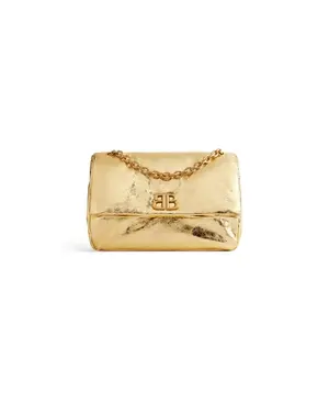 Balenciaga Monaco Small Chain Bag In Gold - 30% Off | Editorialist