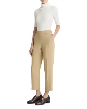 Vince Mid-rise Tapered Trousers - Cobble Stone