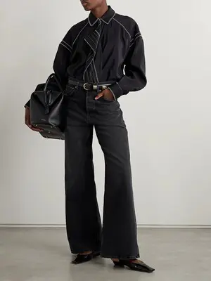 AGOLDE Dame High-rise Wide-leg Jeans