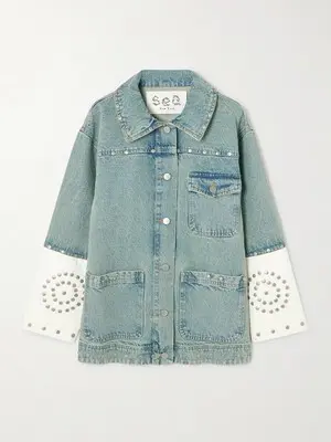 Sea Liam Studded Denim Jacket