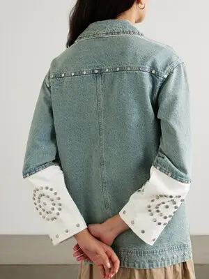 Sea Liam Studded Denim Jacket