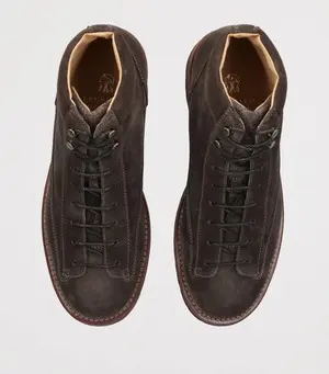 Brunello Cucinelli Suede Hiker Boots