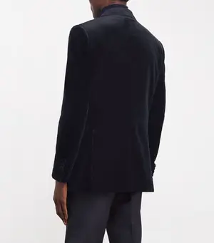 Brioni Velvet Single-breasted Blazer