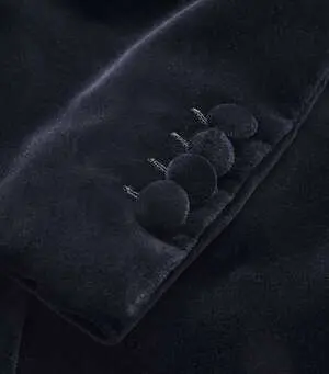 Brioni Velvet Single-breasted Blazer