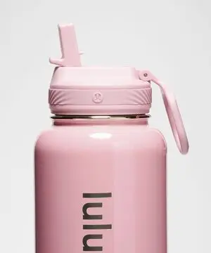 Lululemon Back To Life Sport Bottle 32oz Straw Lid