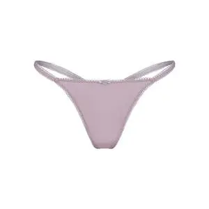 SKIMS Fits Everybody Picot String Thong - Orchid