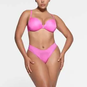 SKIMS Teardrop Push Up Bra | Pink | 36d | Ultimate Neon Orchid