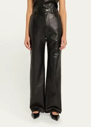 Nanushka Camma Straight-leg Trousers