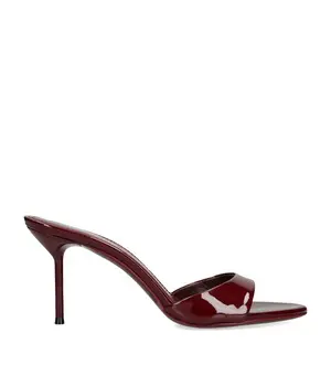 Paris Texas Patent Leather Lidia 70 Mules - Burgundy