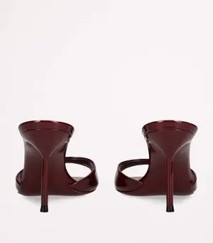 Paris Texas Patent Leather Lidia 70 Mules - Burgundy