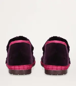 FLABELUS Velvet Mafalda Espadrilles - Purple
