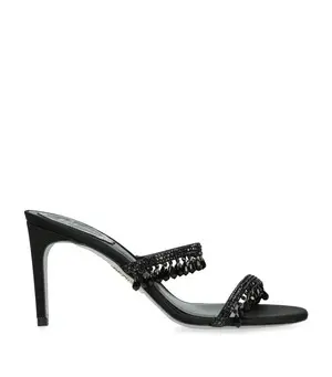 Rene Caovilla Embellished Chandelier Heeled Mules