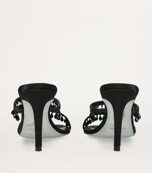 Rene Caovilla Embellished Chandelier Heeled Mules