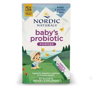 NORDIC NATURALS Baby's Nordic Flora Probiotic Powder 30 Packets - One-color