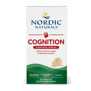 NORDIC NATURALS Cognition Mushroom Complex 60 Capsules - One-color