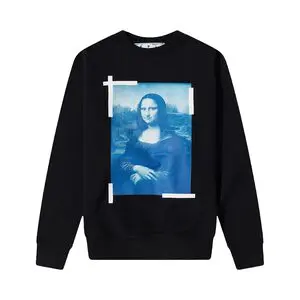 Off-White Monalisa Over Crewneck - Black