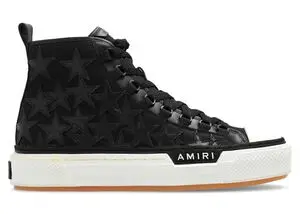Amiri Stars Court High Top Sneakers - Black