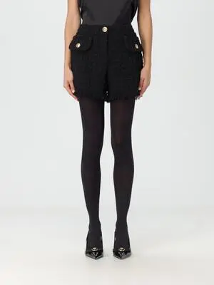 Versace Textured Shorts - Black
