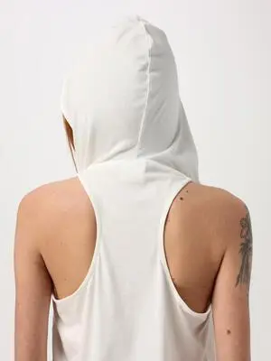 COURREGES Sleeveless Top With Hood - White