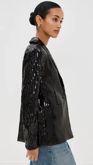 Susana Monaco Square Sequin Blazer