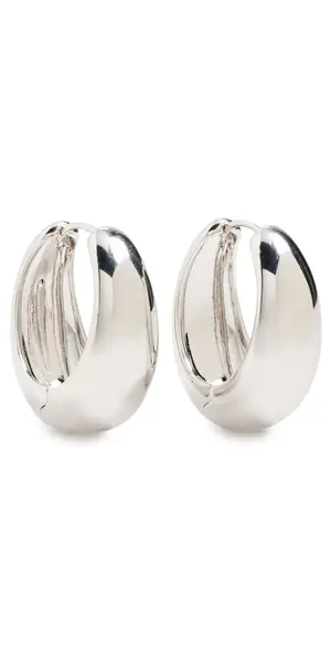 Shashi SHASHI Cameron Hoop Earrings Silver