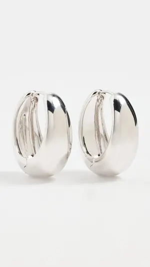 Shashi Cameron Hoop Earrings - Silver