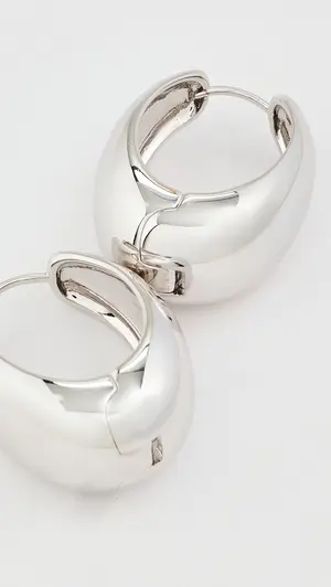 Shashi Cameron Hoop Earrings - Silver