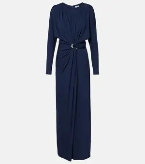 Simkhai Maisie Gathered Maxi Dress - Blue