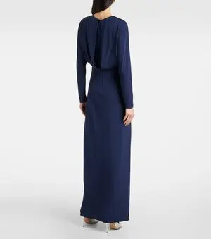 Simkhai Maisie Gathered Maxi Dress - Blue