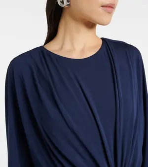 Simkhai Maisie Gathered Maxi Dress - Blue