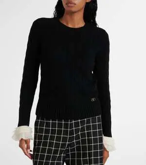 Valentino Garavani Cashmere Sweater - Black